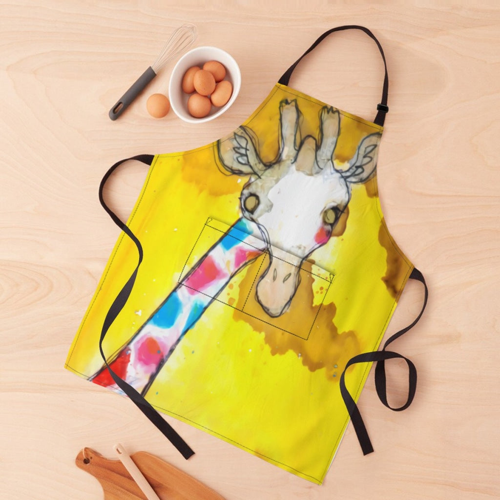 African artwork apron - Giraffe – Krukee