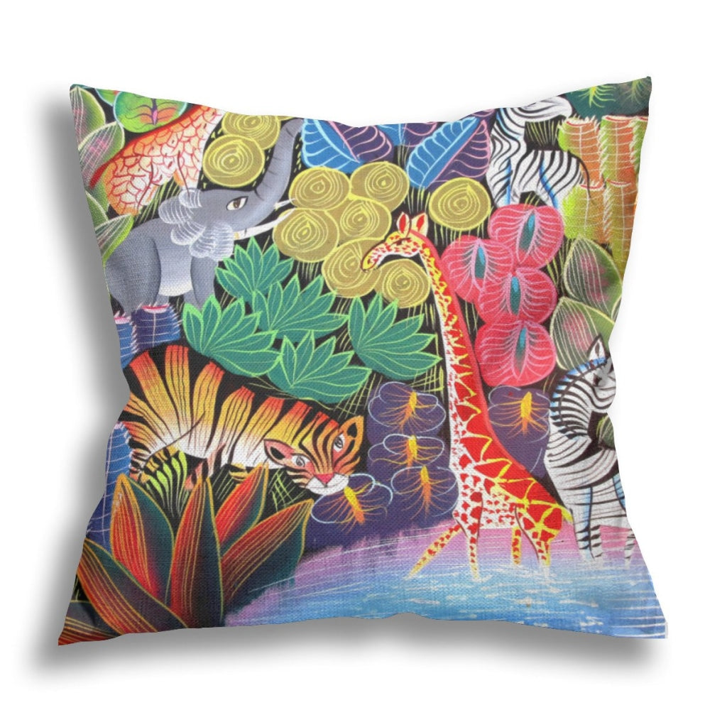 African artwork Pillowcase - Animals – Krukee