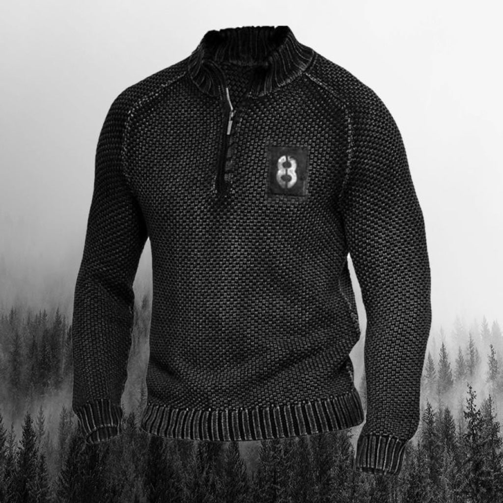 Signal Men'S Outdoor Distressed Sports Organic Hooded Zipper Sweater ...